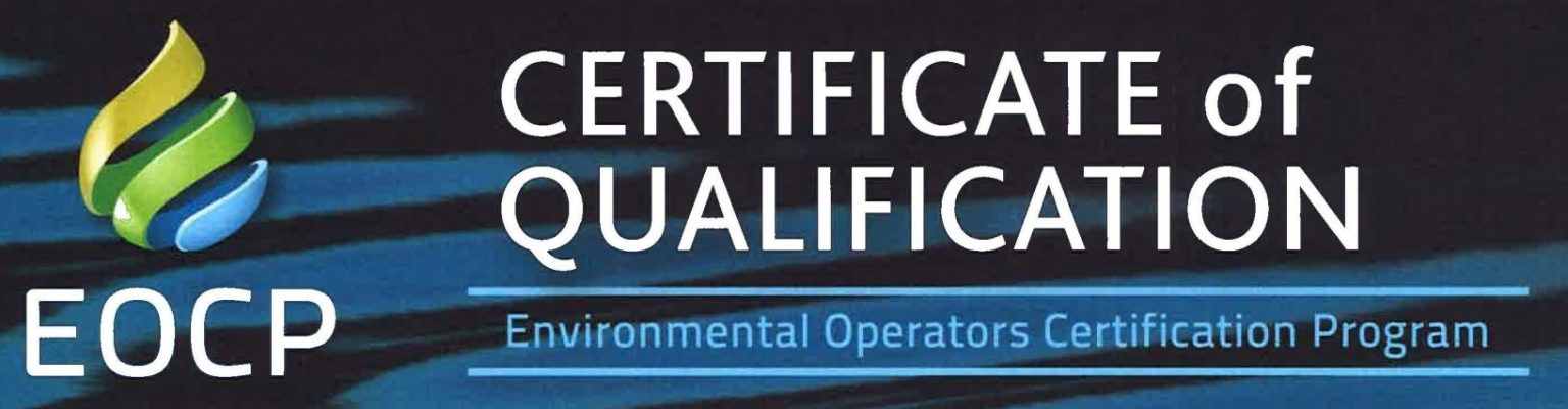 Michael Chang Obtains the EOCP Building Water System (BWS) Operator ...